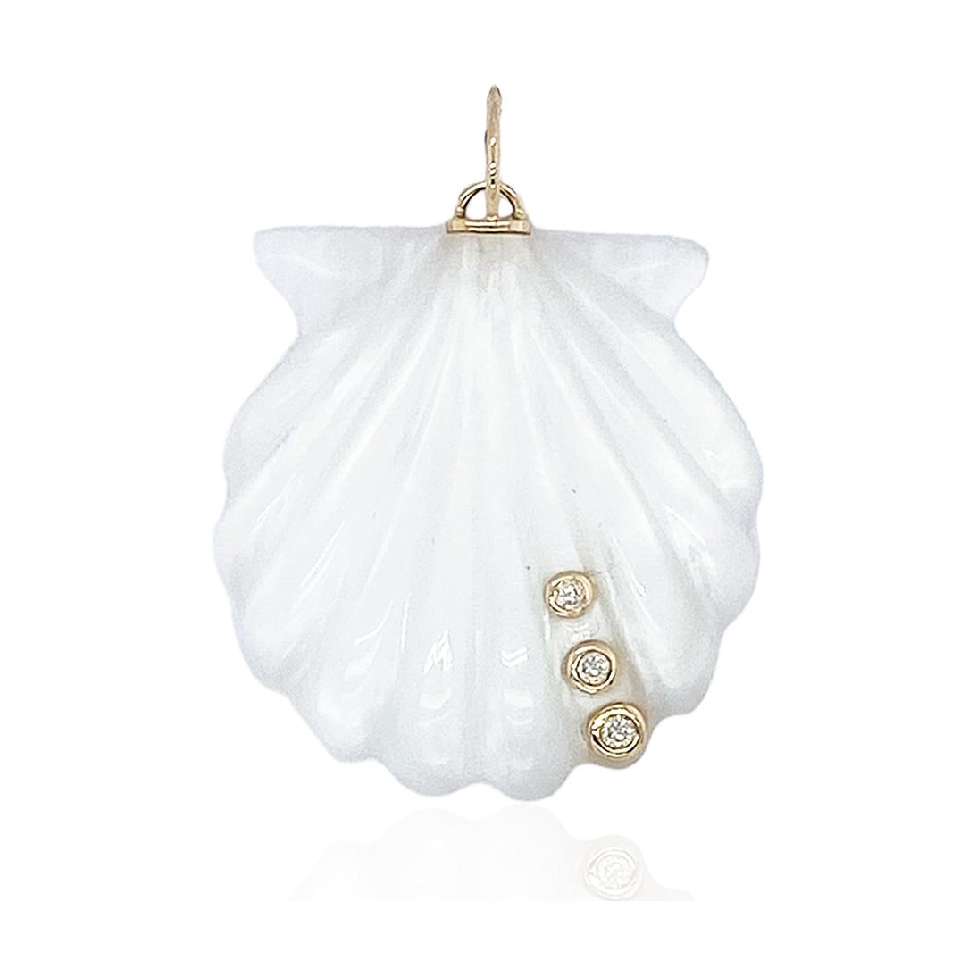 14k Shell Pendant – Vintage La Rose