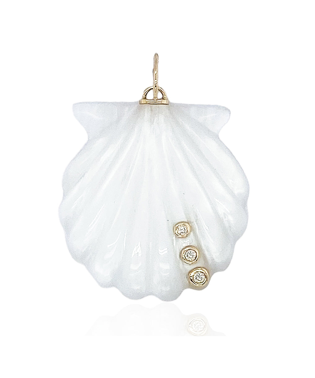 14k Shell Pendant – Vintage La Rose